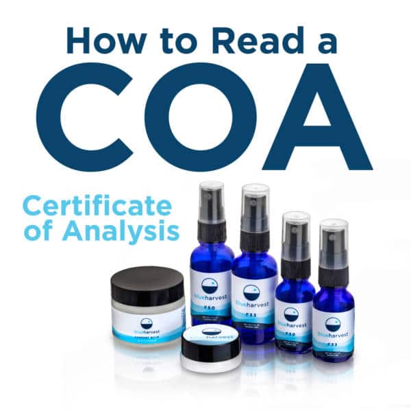 How to Read a COA - Blue Harvest